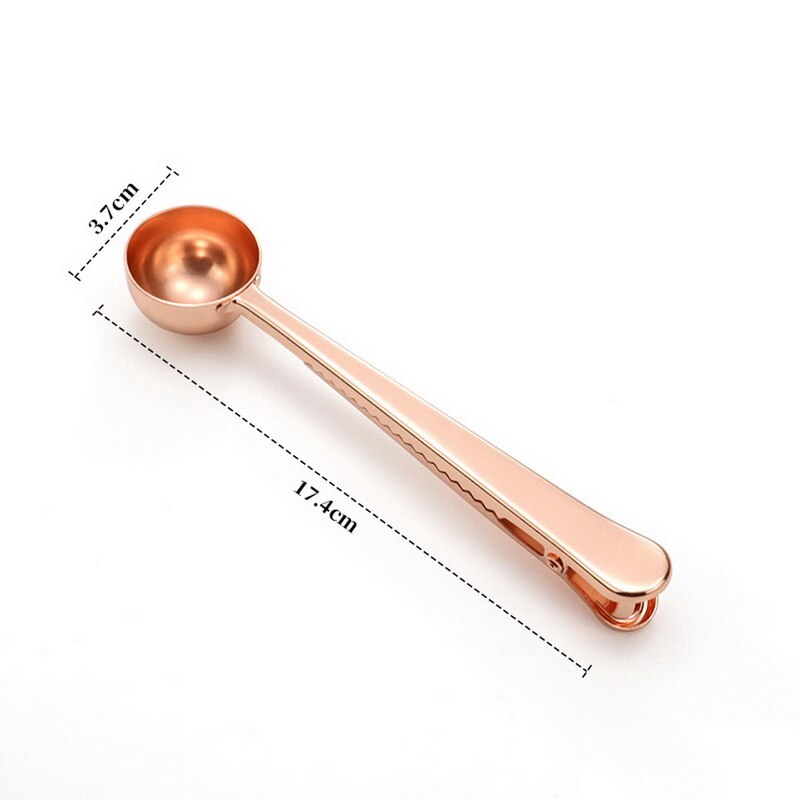 Stainless Steel Coffee Spoon Sealing Clip Kitchen ... – Vicedeal