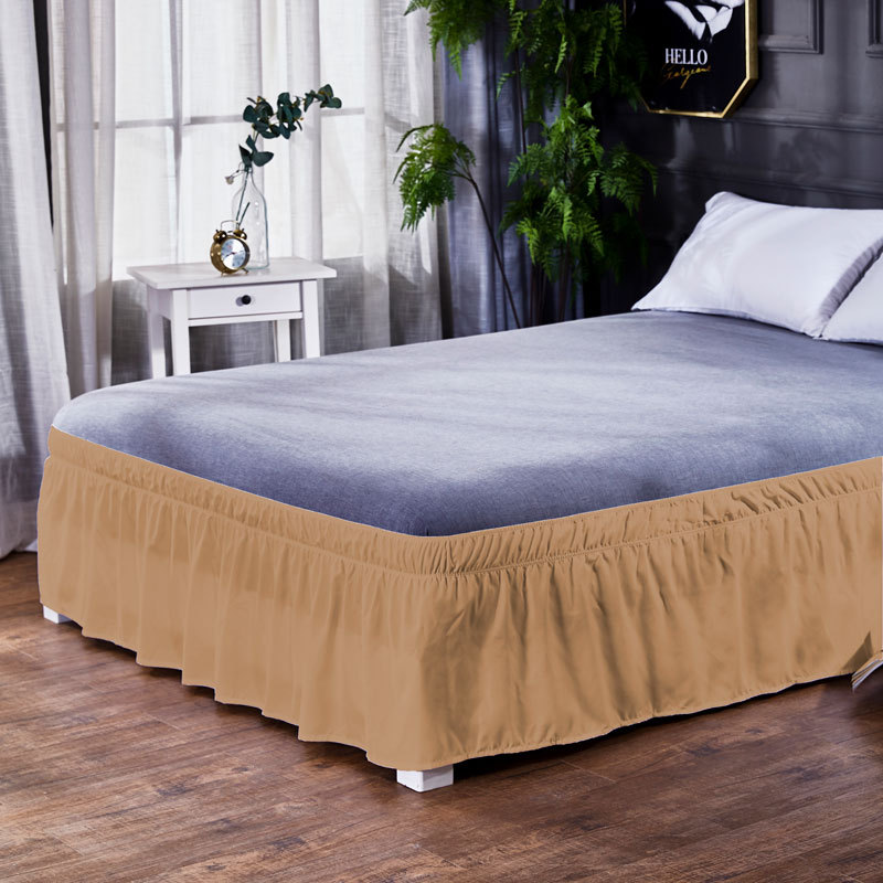 Hotel Home Queen Size Bed Skirt White Bed Shirts w... – Grandado