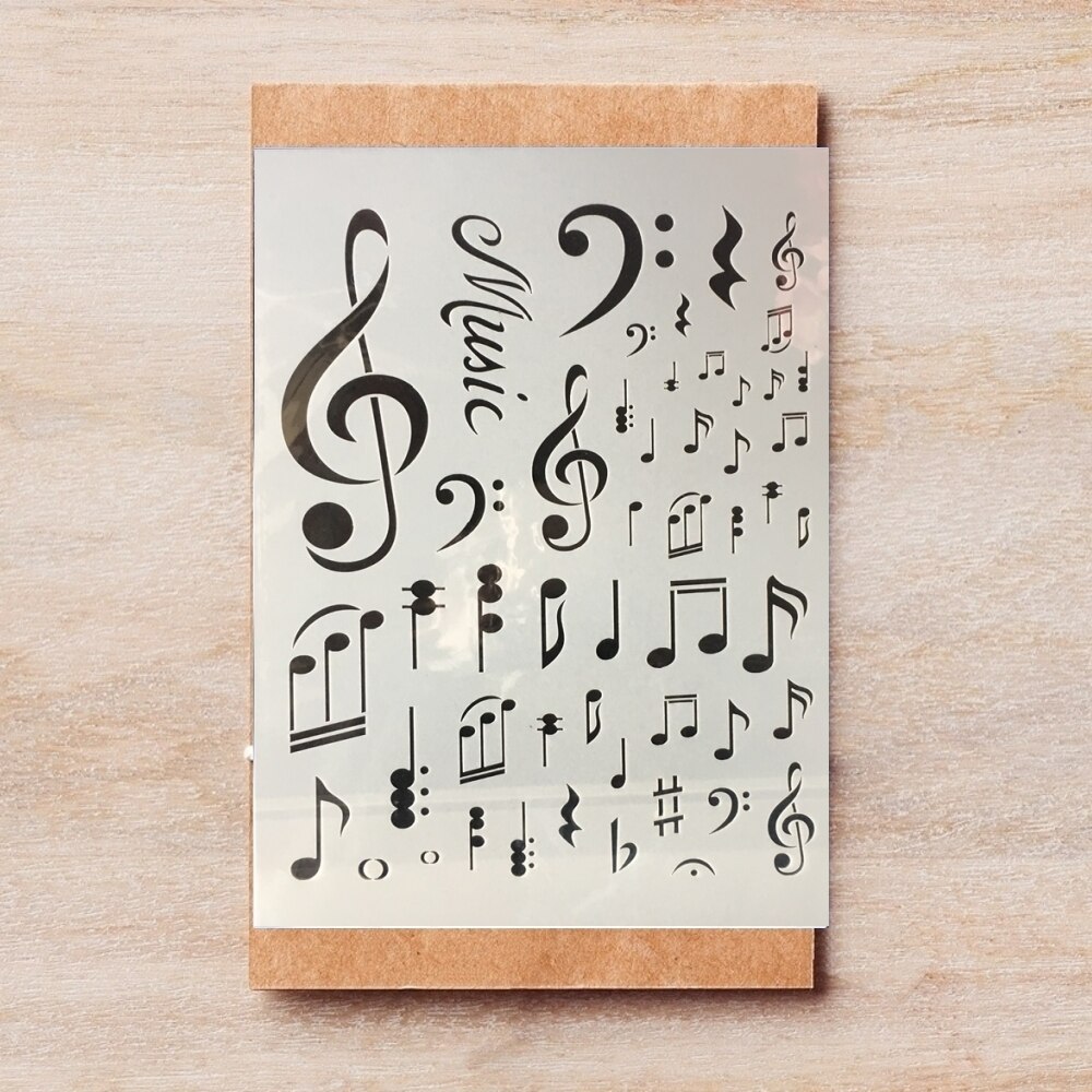 A4 29Cm Music Notes Diy Gelaagdheid Stencils Muur ... – Vicedeal