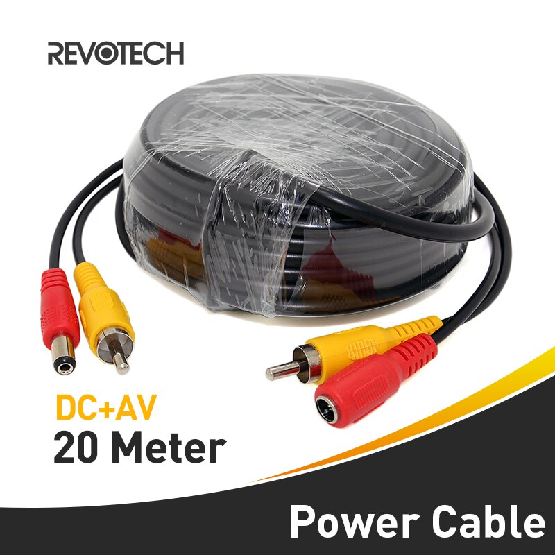 20M DC AV 2in1 Video Power CCTV camera cable Secur... – Vicedeal
