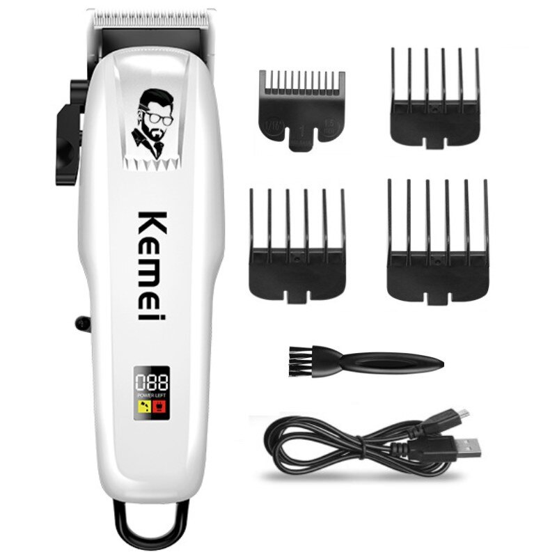 Kemei-cortadora de pelo eléctrica inalámbrica para... – Grandado