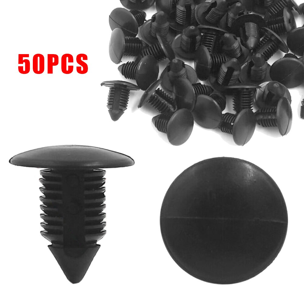Kit Rivet Door Retainer Clip Black Suitable 50pcs... – Grandado