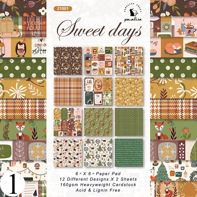 24 Sheet/Pack Cute Material Paper Set Writing Pape... – Vicedeal