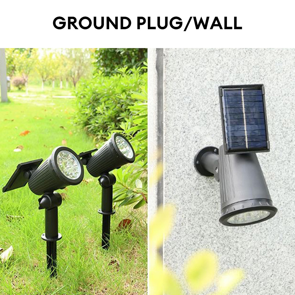 Solar LED Spotlights Outdoor Waterproof Garden Lig... – Grandado