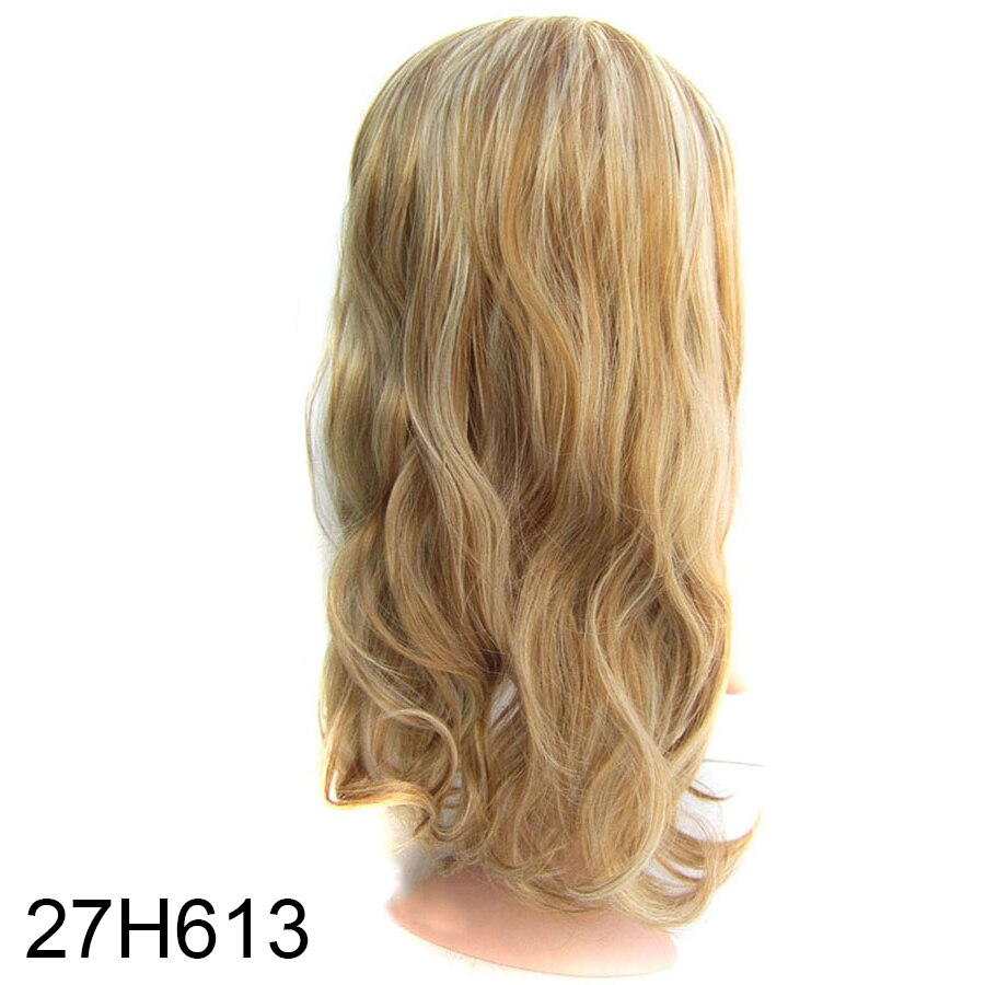 Similler 22" Long Wavy Ombre Synthetic Hair Half W... – Grandado