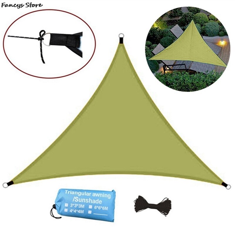 3M Triangle Sun Shade Sail Canopy For Block Sun Sh... – Grandado