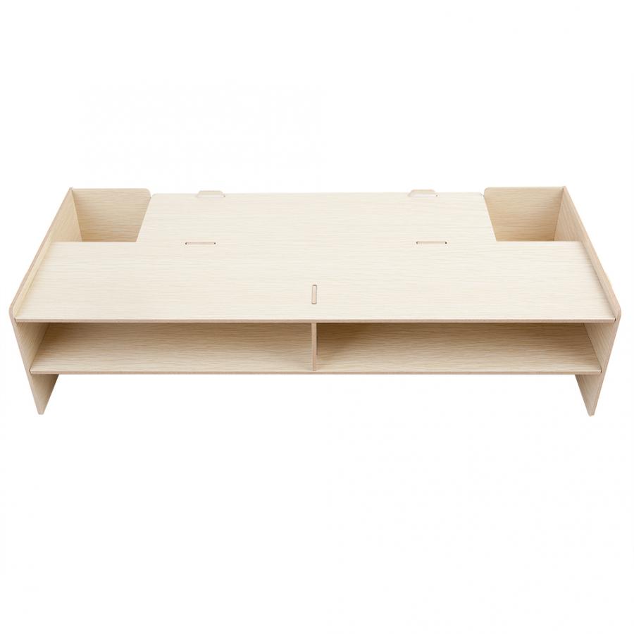 Laptop Computer Desk Wooden Computer TV Monitor St... – Grandado