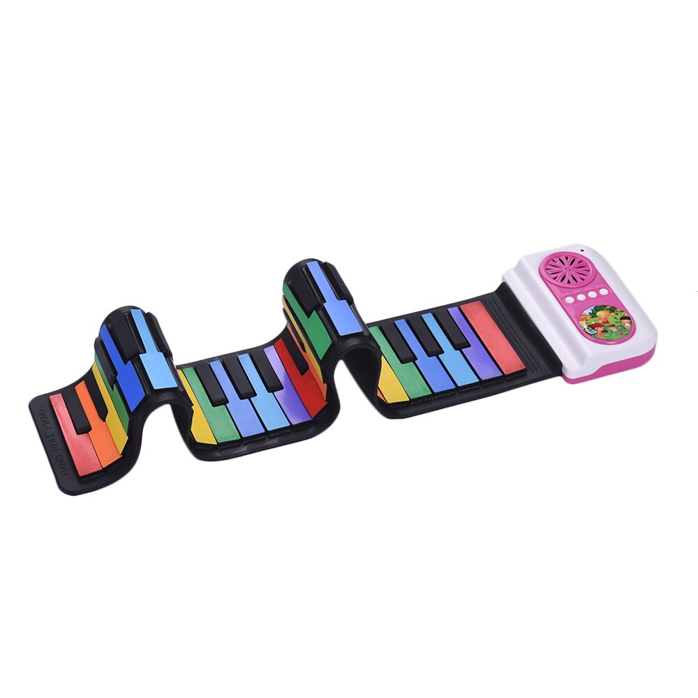 49-Key Portable Roll-Up Piano Silicon Electronic K... – Vicedeal
