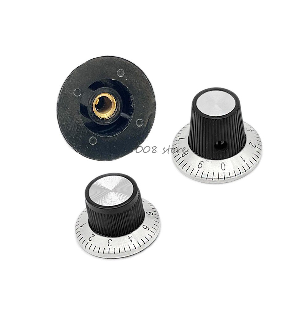 Potentiometer, knob, dial dial, aluminium knob, di... – Vicedeal