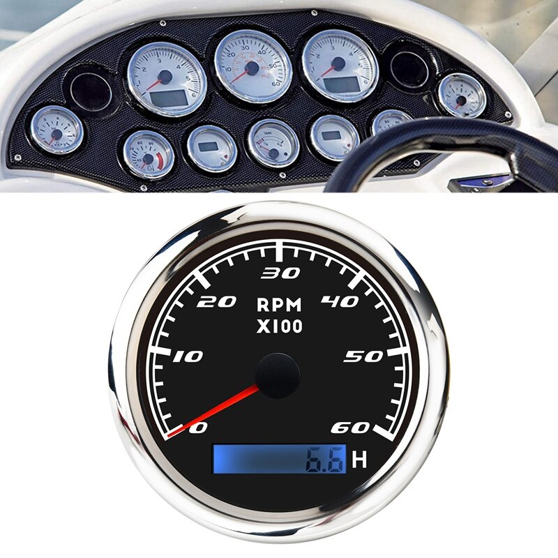 Universal Speedometer 12V/24V Odometer 85mm LCD Ho... – Grandado