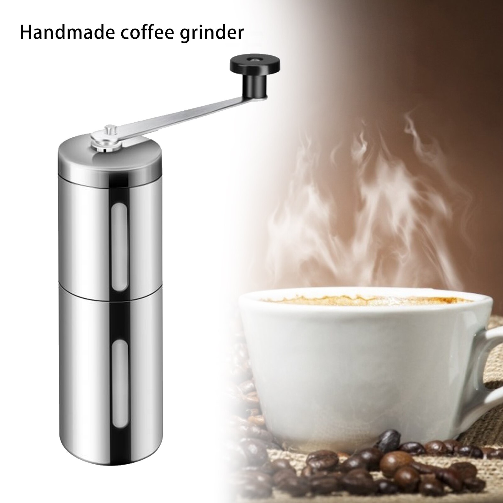 Blank Manual Coffee Grinder Stainless Steel Portab... – Grandado