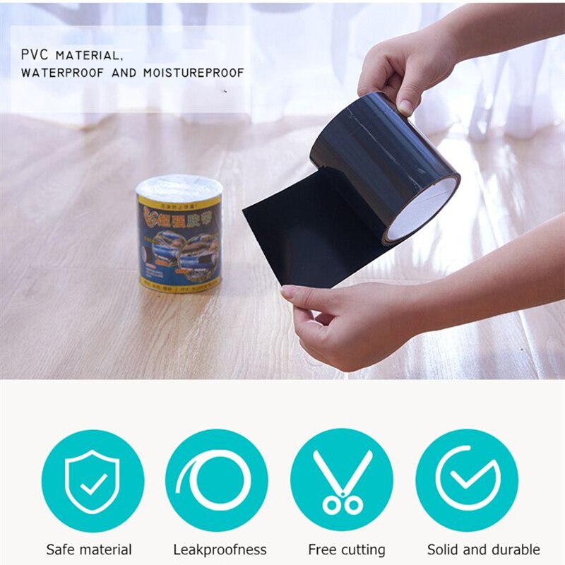 Super Strong Waterproof Tape Pvc Fiber Quick Stop ... – Grandado