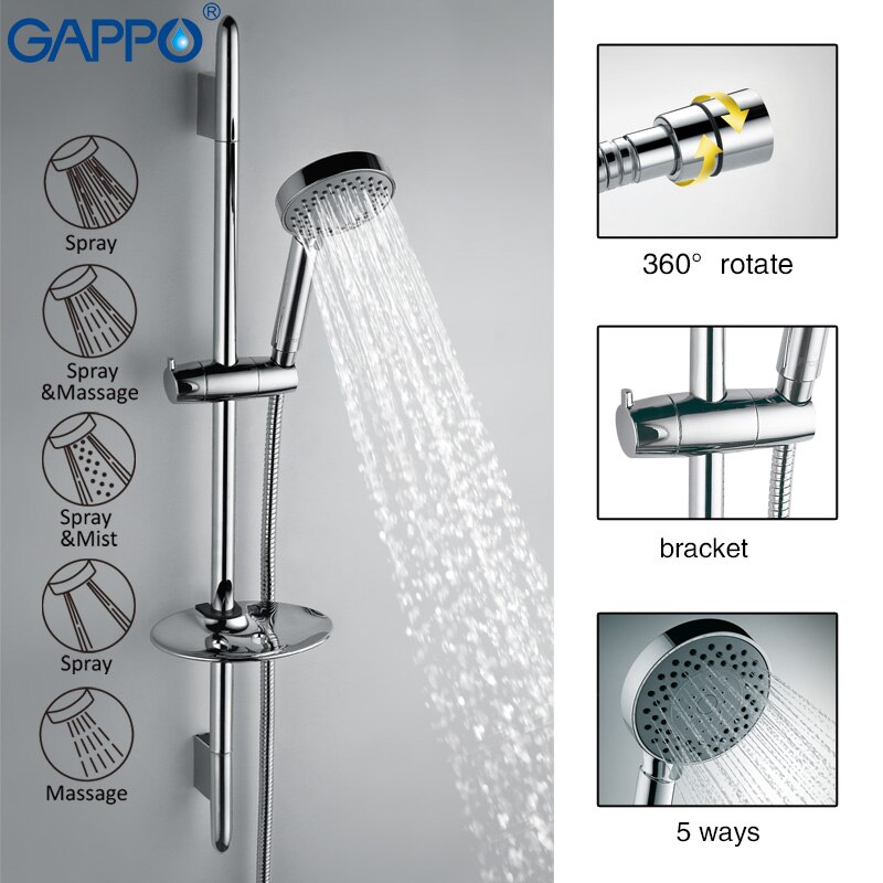 Badkamer Douche Slide Bar Rvs Handdouche Bar Wall ... – Grandado