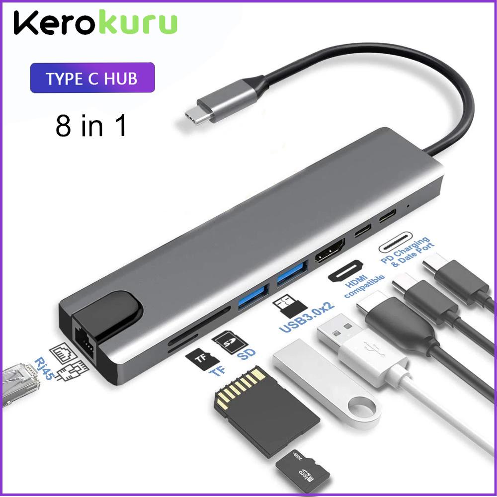 Hub USB C USB3.0 pour ordinateur portable, adaptat... – Grandado