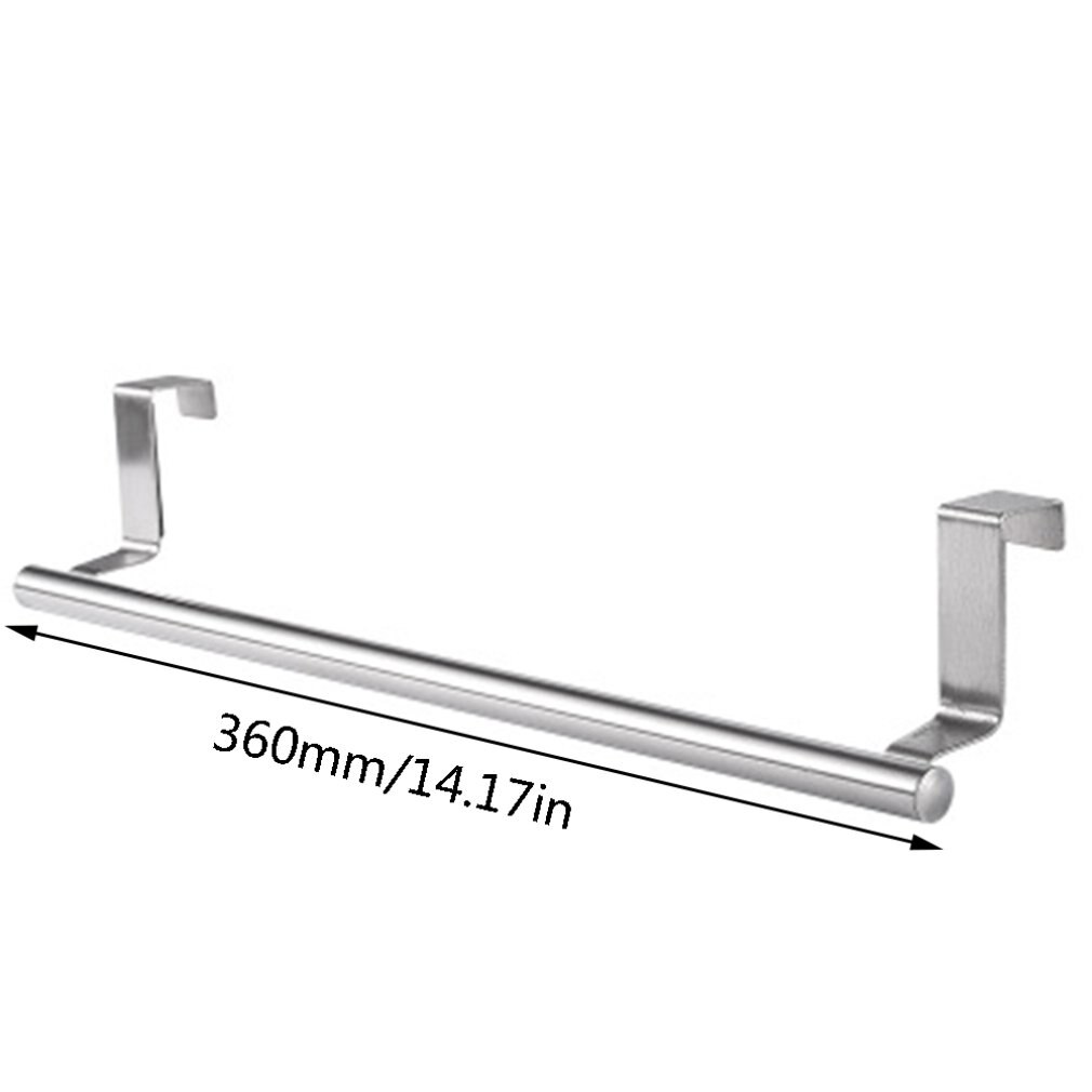 Stainless Steel Single Towel Rack Kitchen Non-Perf... – Vicedeal