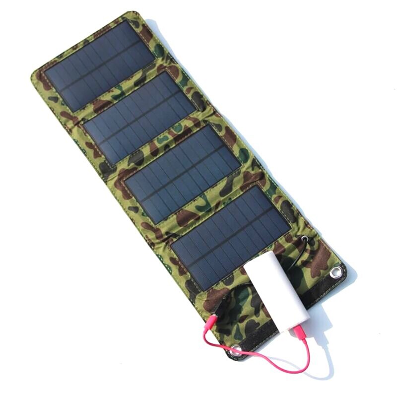 Cargador Solar con puerto USB de 7W, 5V, Panel Sol... – Grandado