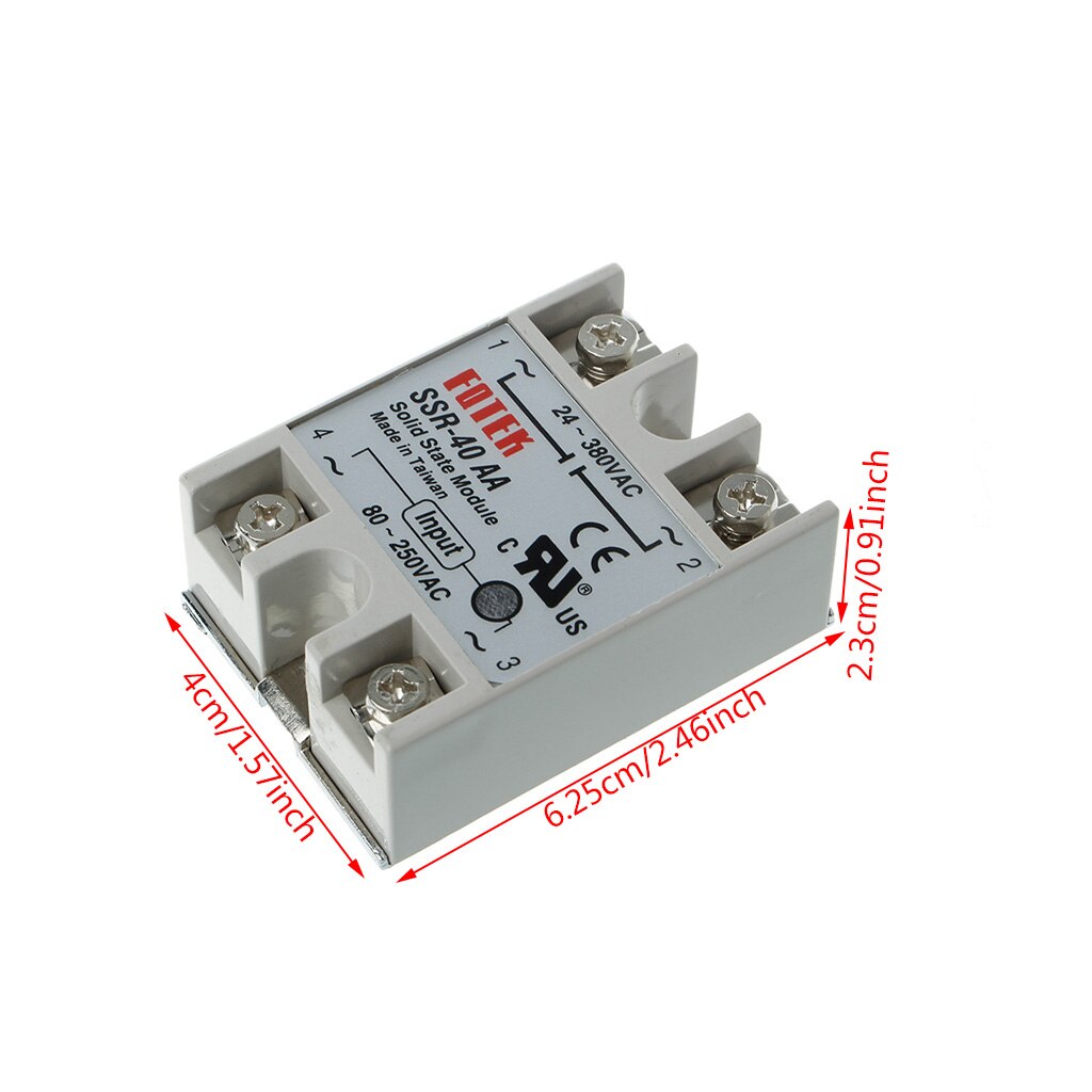 1 pc SSR-40 AA AC-AC Metall Basis fest Zustand Rel... – Grandado