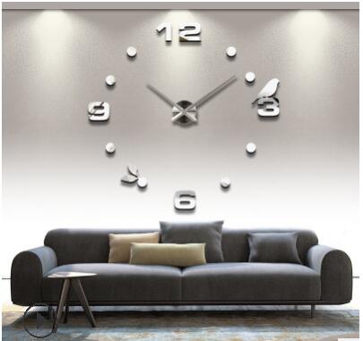 1set/lot 3D Wall Clock Acrylic Mirror Stickers Hom... – Grandado