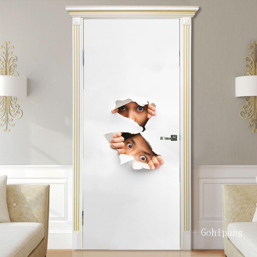 Doors Decoration 3D Wallpaper Modern Self-adhesive... – Grandado