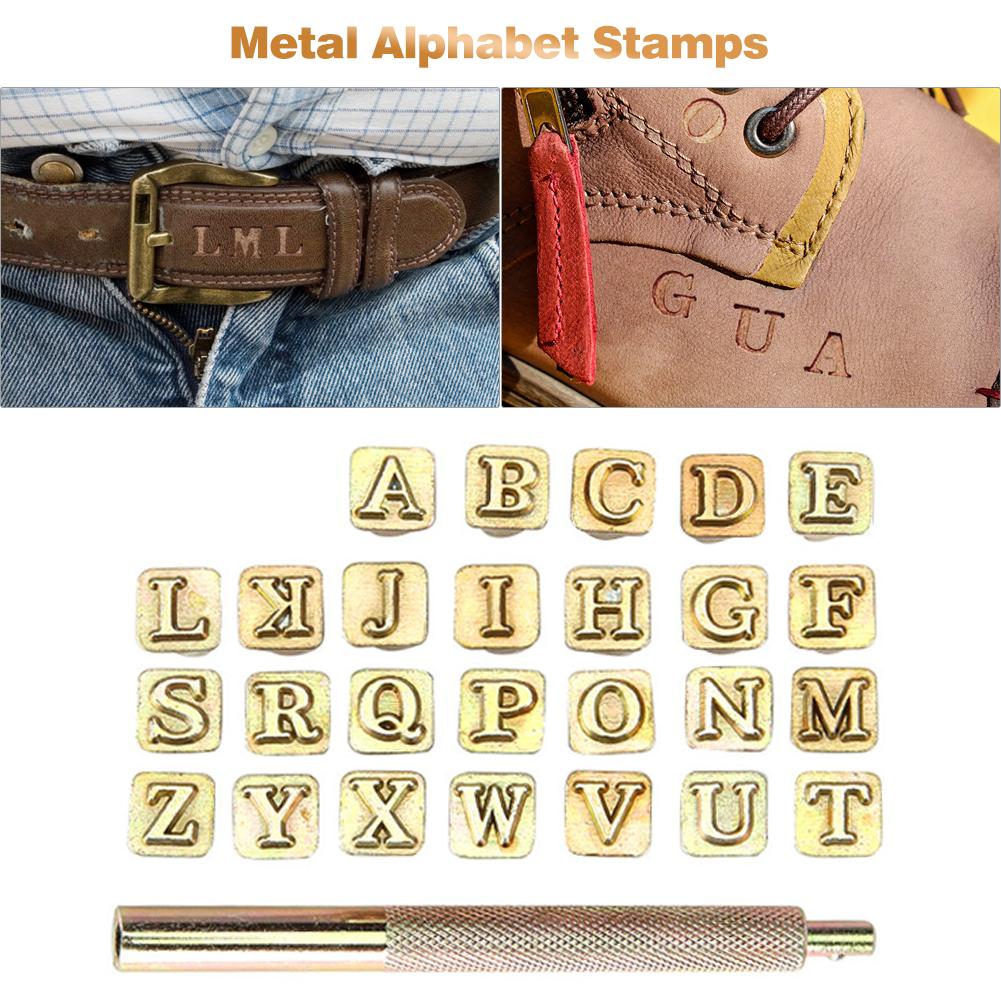 6mm Carbon Steel Punch Gold Alphabet Stamper Lette... – Vicedeal