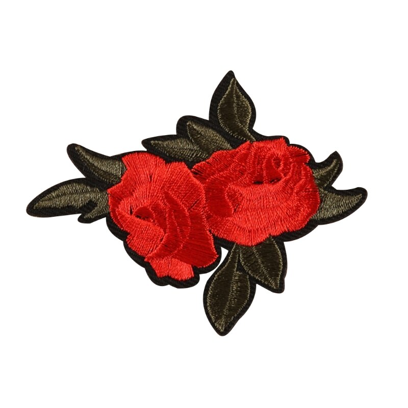 11Pcs Assorted Rose Flower Patch Embroidered Iron ... – Grandado