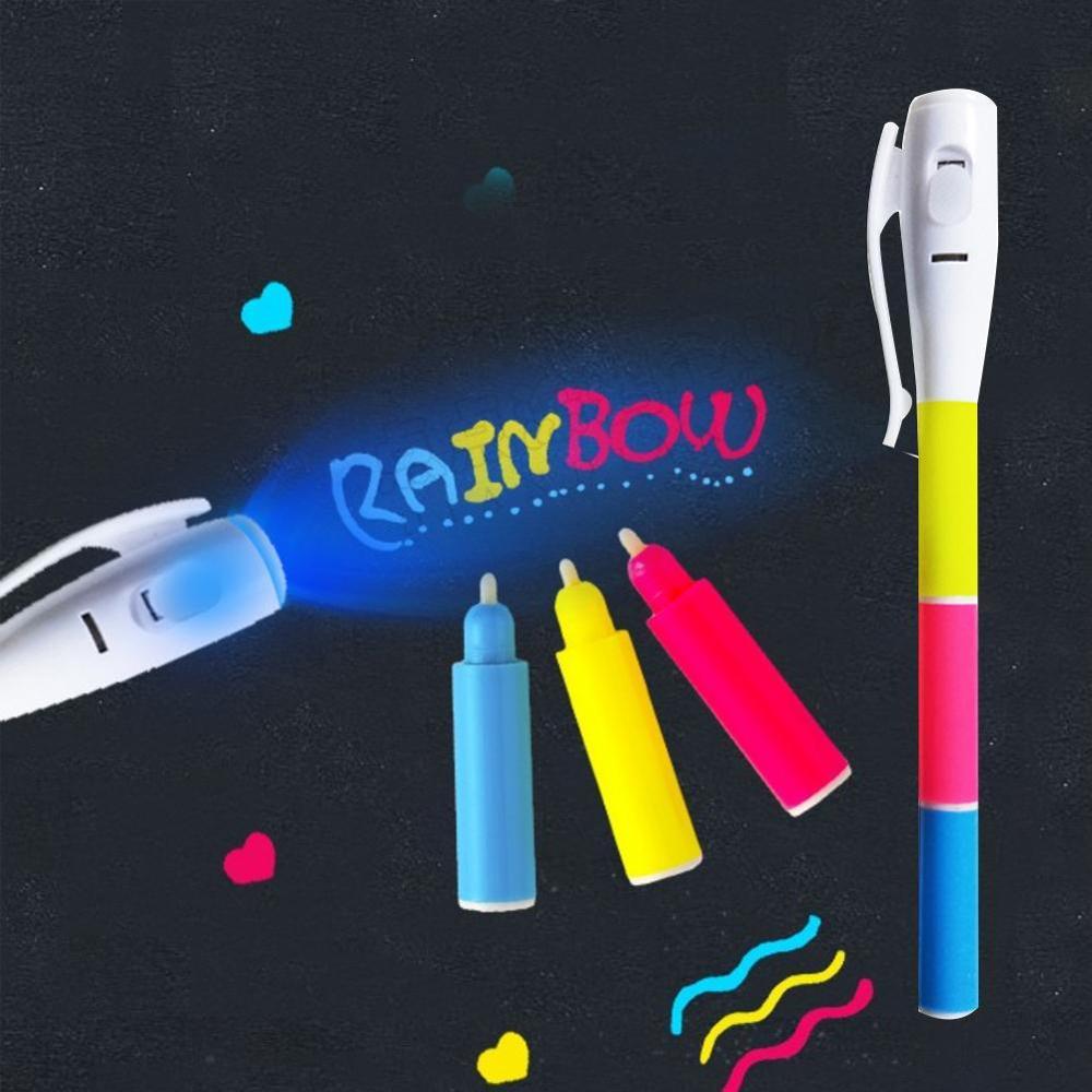 3 farben Magie UV Fluoreszierende Stift Licht Comb... – Vicedeal