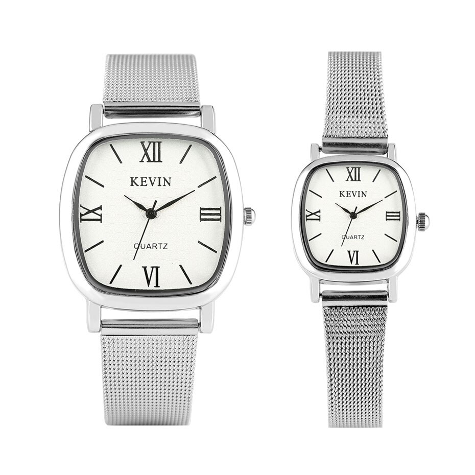 KEVIN Casual Couple Watches Roman Numeral Display ... – Vicedeal