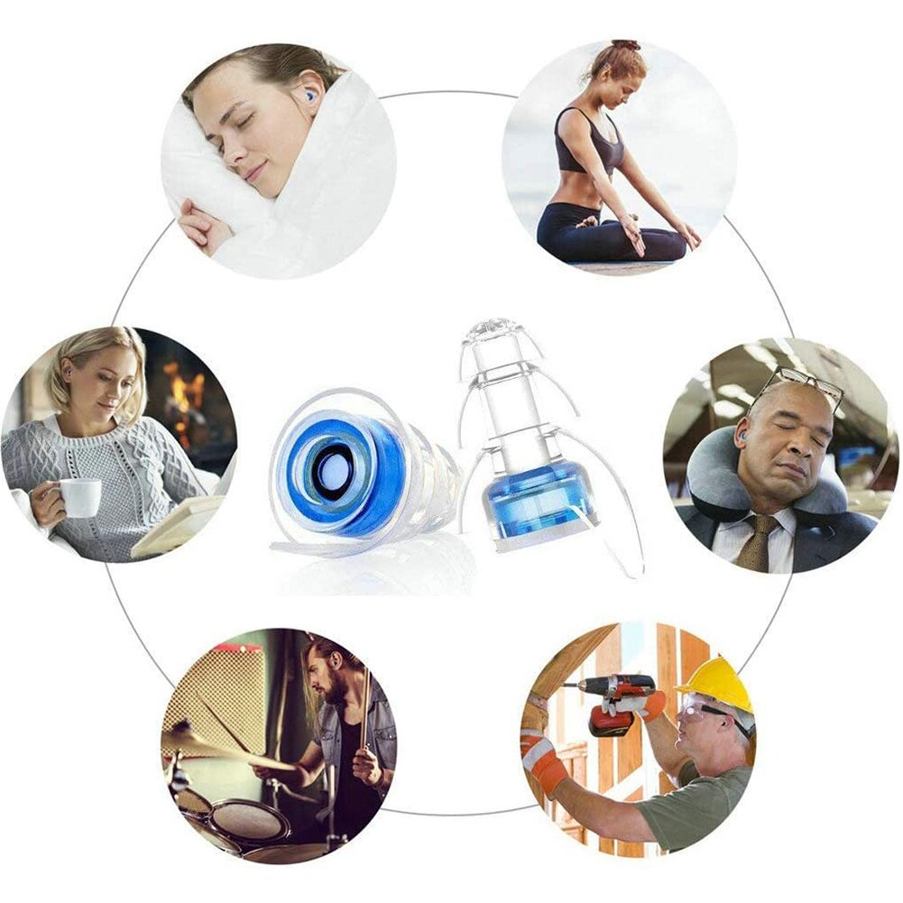 Fidelity Silicone Musician Filter Earplugs Noise C... – Vicedeal