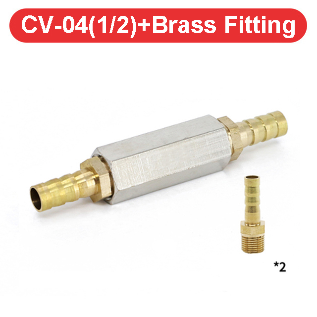 Brass Pneumatic Check Valve Full Port One Way Non-... – Grandado