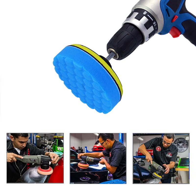 3Pcs 3 "/4"/5 "/6 "/" Inch Spons Polijsten Pad Kit... – Grandado