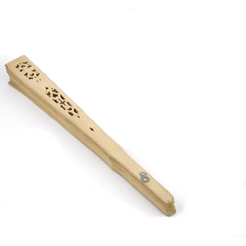 Chinese Folding Bamboo Original Wooden Carved Hand... – Grandado