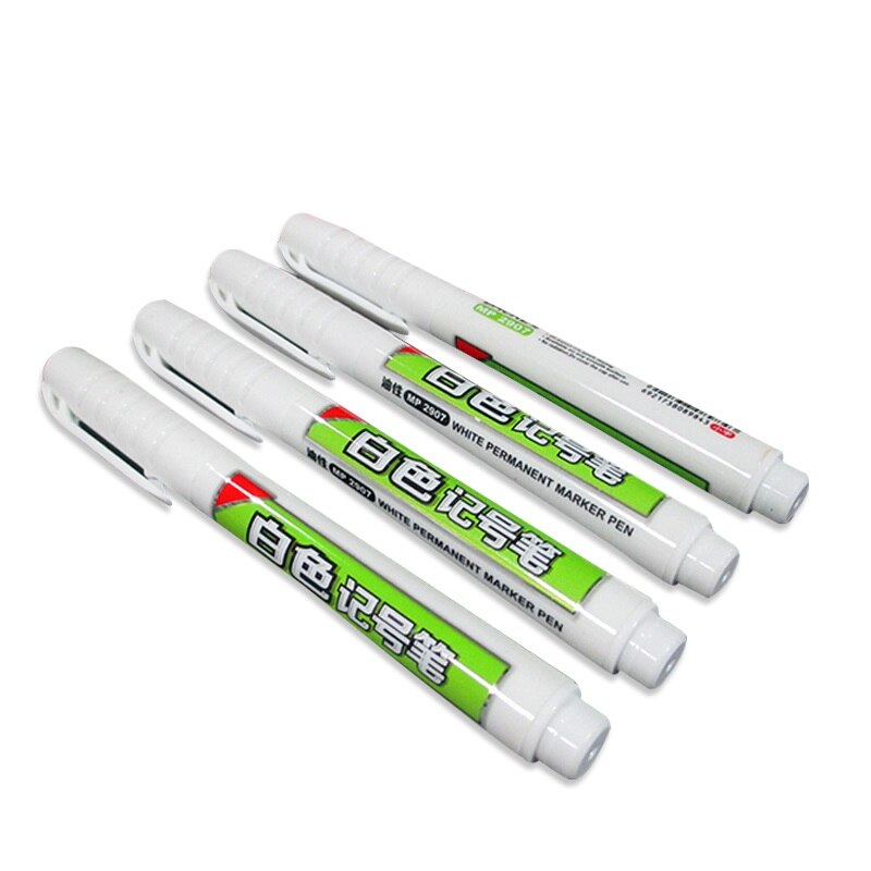 12 Pcs/Lot White Marker Pen Line multithread Small... – Vicedeal