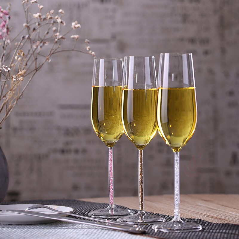 1/2/4/6Pcs Glasses Set European Style Diamond Wine... – Grandado