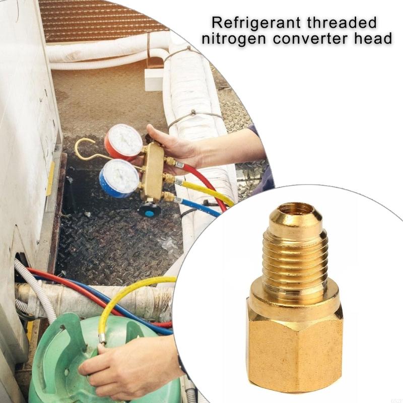 652F 1/4 SAE Male Conditioner Adapter Brass Conver... – Grandado