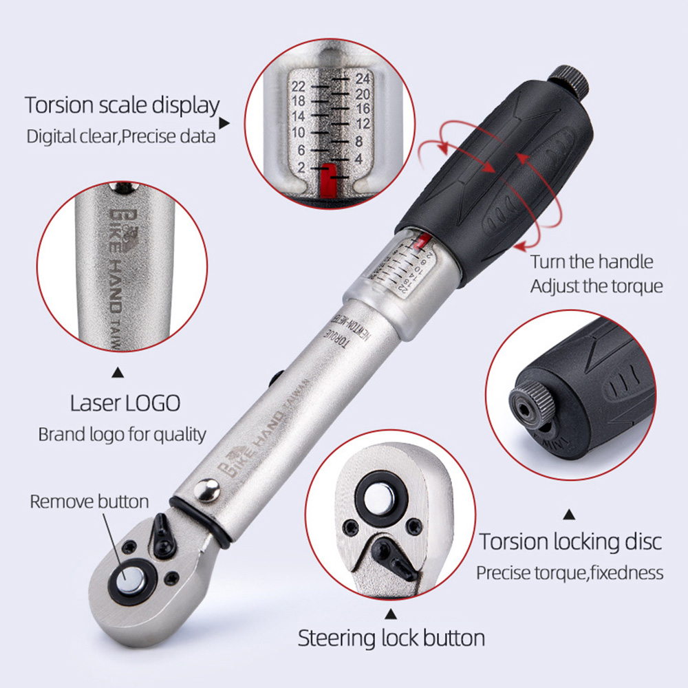 BIKEHAND Taiwan YC-617-2S Bicycle Bike Torque Wren... – Grandado