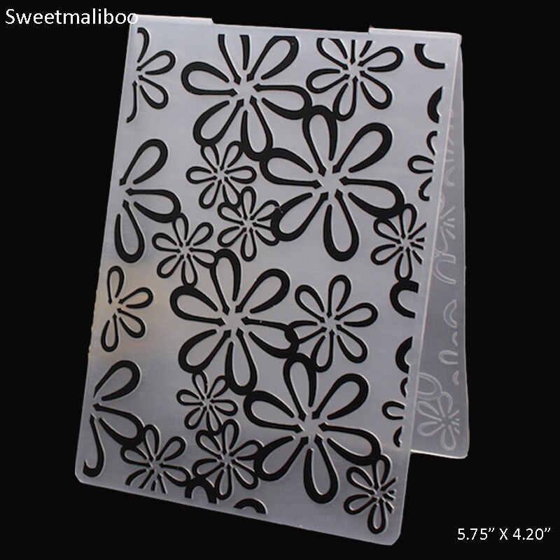 Spring Flower Embossing folder plastic DIY Scrapbo... – Grandado