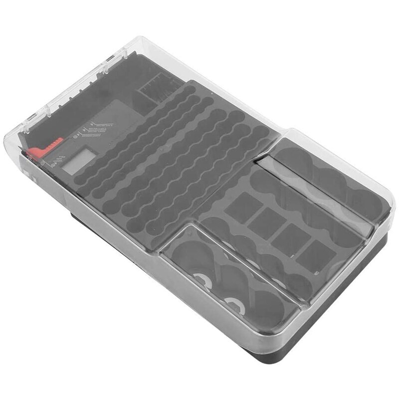 104 Grids Portable Battery Organizer, Battery Stor... – Grandado
