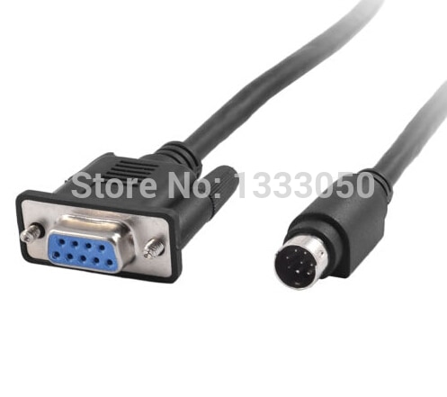 9.8 Ft 8P Mini Din to RS422 PLC Programming Cable ... – Grandado
