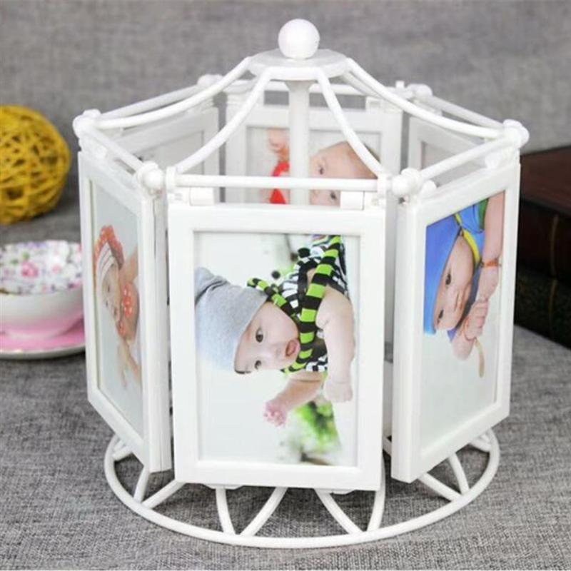 Rotating Musical Ferris Wheel Photo Frame 5 inch W... – Vicedeal