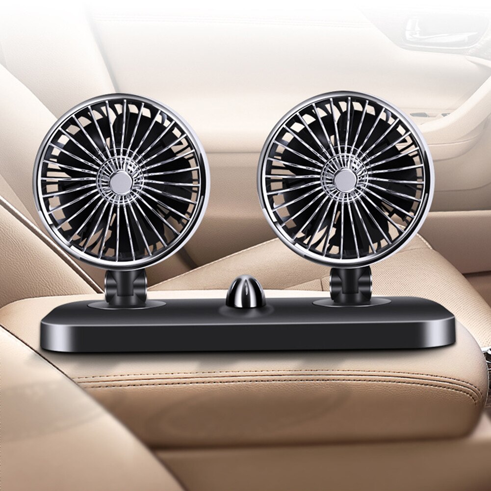 12/24V Car Fan Single Head Car Fan Double Head Rot... – Grandado