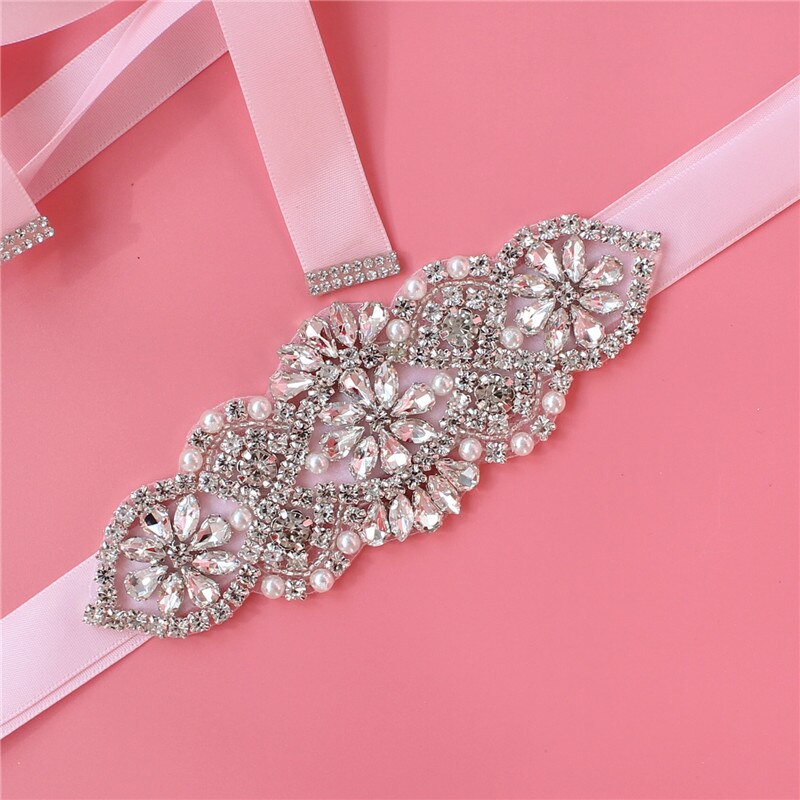 YJWSXF bridal belt rhinestone belt women's belt we... – Vicedeal