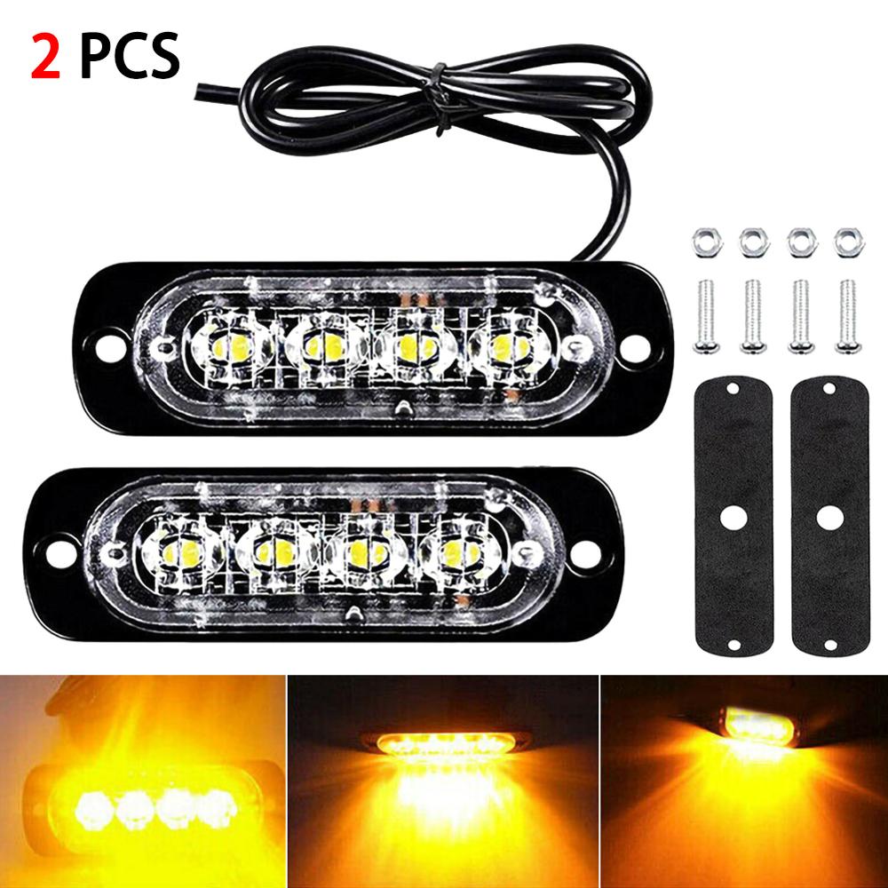 Emergency Strobe Lights Voor Vrachtwagens, amber H... – Vicedeal