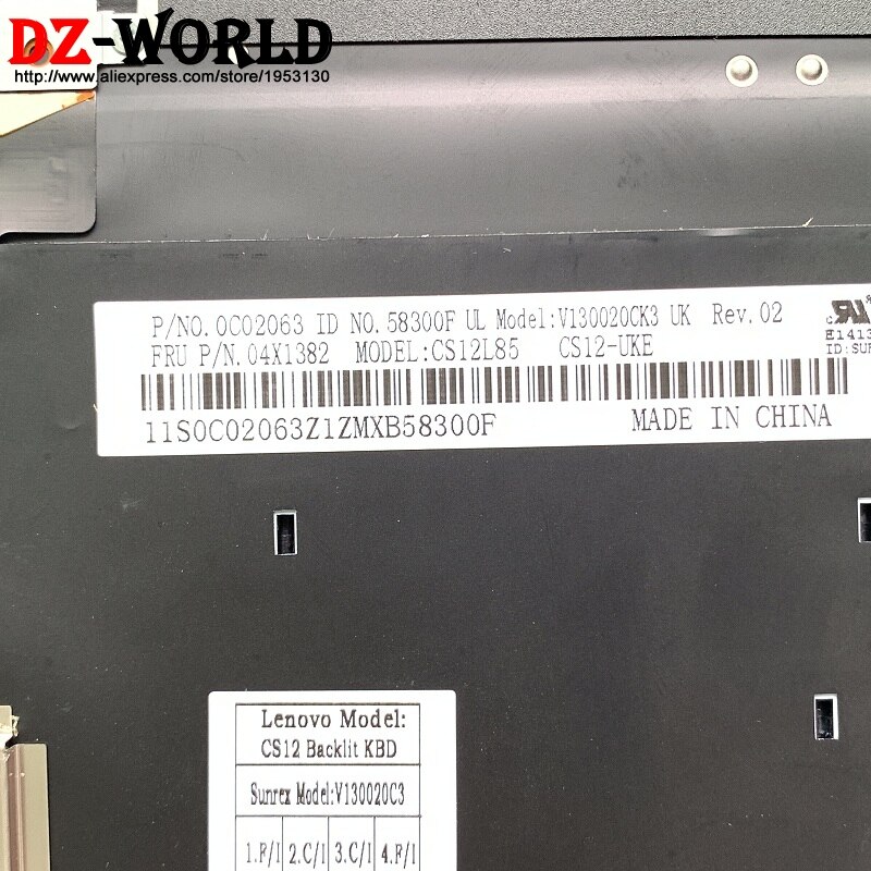 /Origl Gb Uk Engels Verlicht Toetsenbord Voor Leno... – Vicedeal