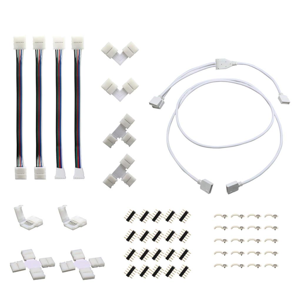5 pin RGBW Led Strip Lights Connector Set for 10mm... – Vicedeal