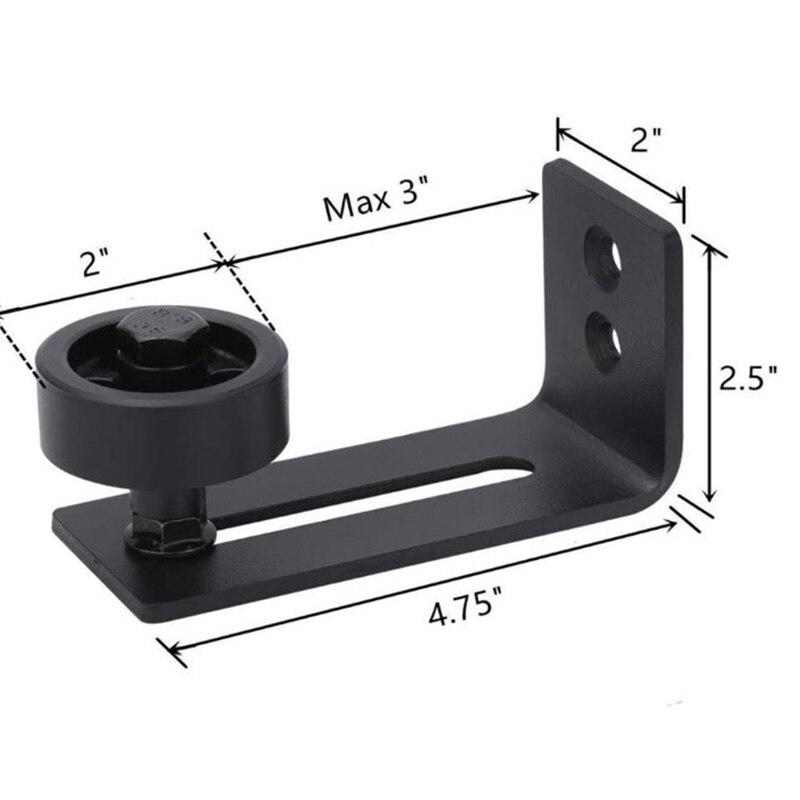 Heavy Duty Sliding Barn Door Floor Guide,Adjustabl... – Grandado