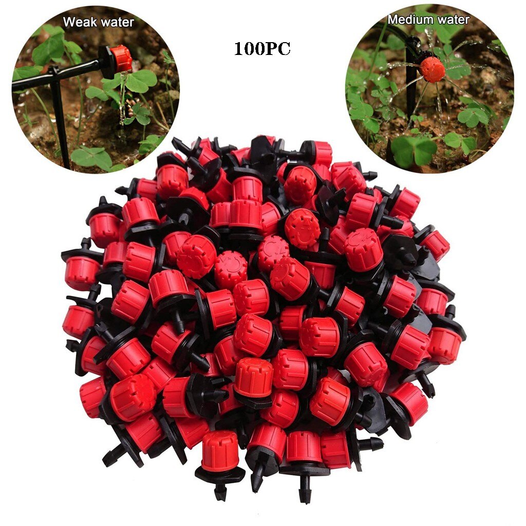 100pcs Garden 1/4 Inch Adjustable Hose Micro Flow ... – Vicedeal