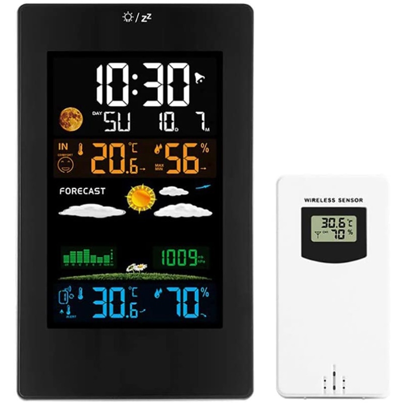 Wireless Weather Station Barometer Indoor Thermome... – Vicedeal