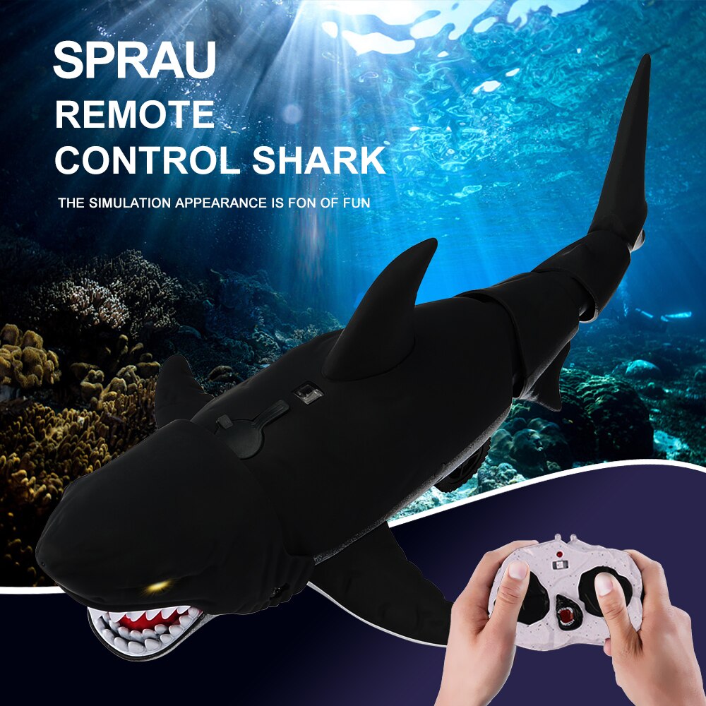 RC White Shark Spray Remote Control Electronic Fis... – Vicedeal
