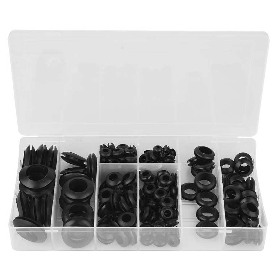 200Pcs Rubber Grommet Sealing Ring Assortment Kit ... – Grandado