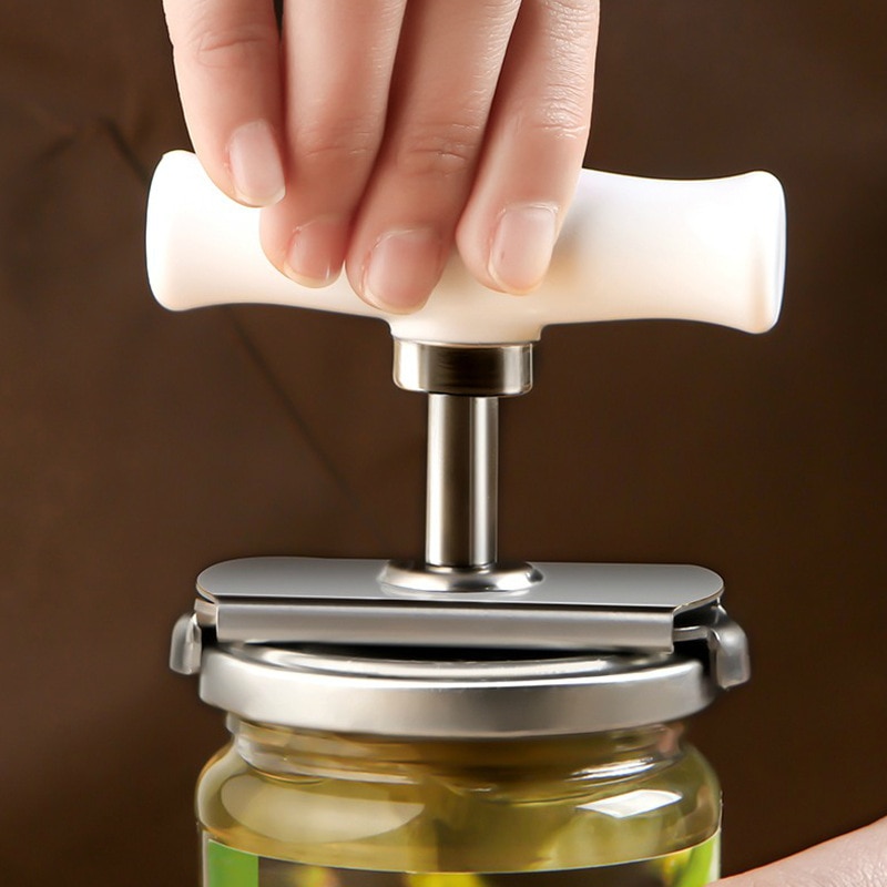 Ouvre-bouteille rotatif à verrouillage automatique... – Grandado